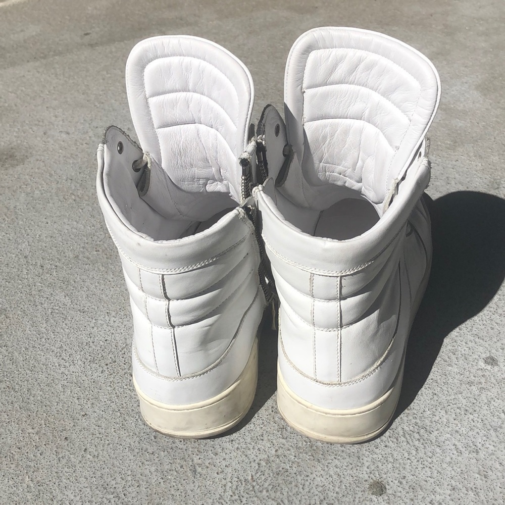 Balmain All White High Top Sneakers - Gem